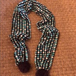 Justice | Other | Justice Teal Brown Polka Dot Scarf | Poshmark